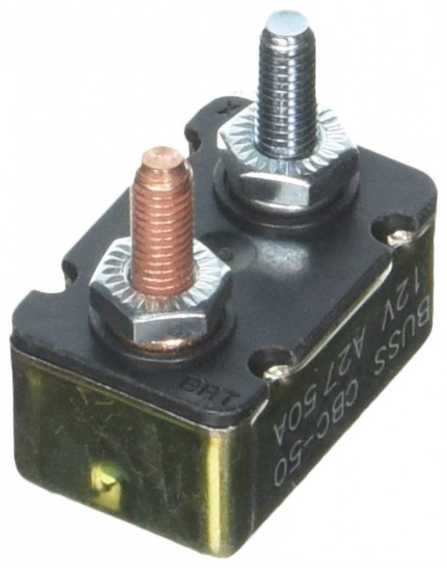 CBC-50 - TYPE 1 10-32 STUD MOUNT C.B. - 50 AMP